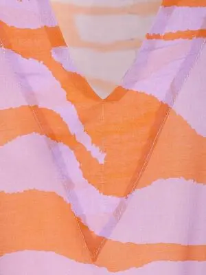 Attico Animal Print Blouse - Multicolor
