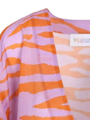 Attico Animal Print Blouse - Multicolor