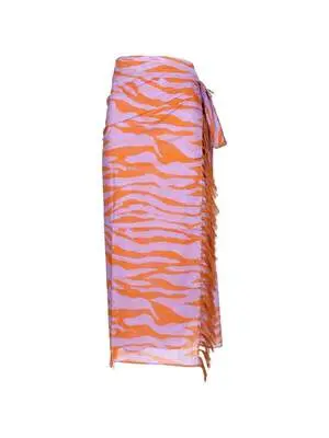 Attico Animal Print Pareo - Multicolor
