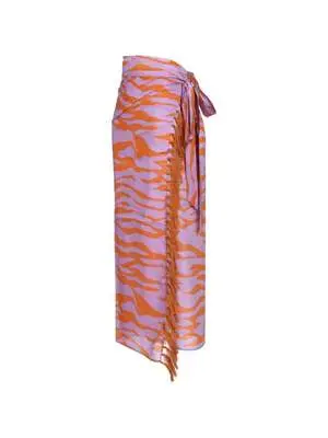 Attico Animal Print Pareo - Multicolor