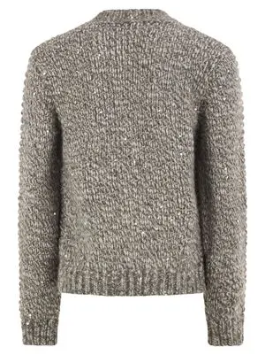 Herno Alpaca-blend Jumper With Sequins