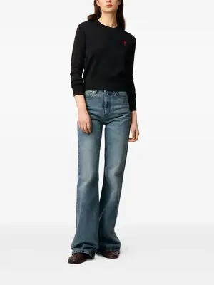 AMI Paris De Coeur Wool Sweater