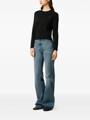 AMI Paris De Coeur Wool Sweater