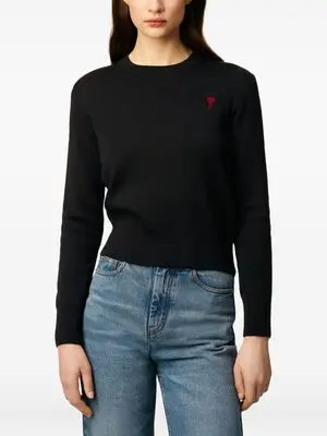 AMI Paris De Coeur Wool Sweater