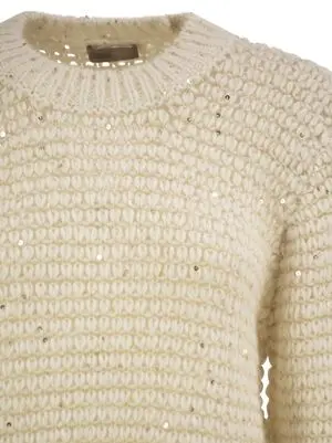 Herno Alpaca-blend Jumper With Sequins