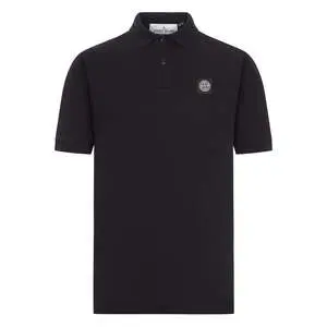 Stone Island Polo Shirts - Black
