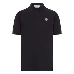 Stone Island Polo Shirts - Black