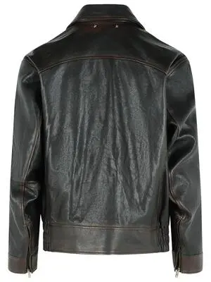 GOLDEN GOOSE Prince' Leather Bomber Jacket
