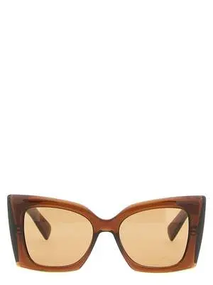 Saint Laurent Sl M119 Blaze Crystal' Sunglasses - Brown