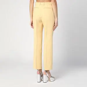 Gucci Coloured Wool Crepe Trousers