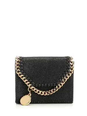 Stella McCartney Falabella Trifold Wallet - Black