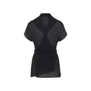 Rick Owens Wrap Ss Top - Black