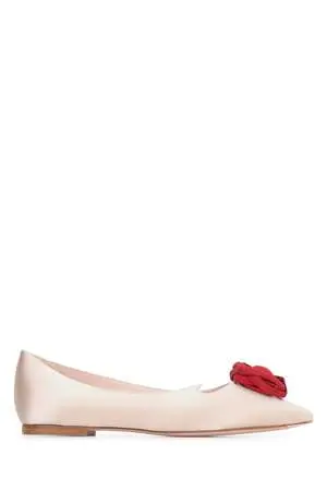 ROGER VIVIER Rose Ballerina Flats