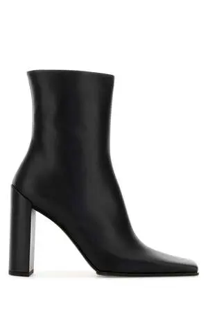 ALAÏA Leather Ankle Boots