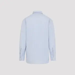 MAISON MARGIELA Cotton Shirt - Blue