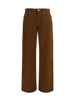 MAX MARA Max Mara Studio Women Baggy Pants In Pure Cotton Satin