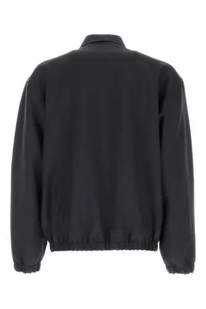Prada Midnight Wool Blend Bomber Jacket