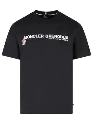 Moncler Stretch Cotton T-shirt - Black