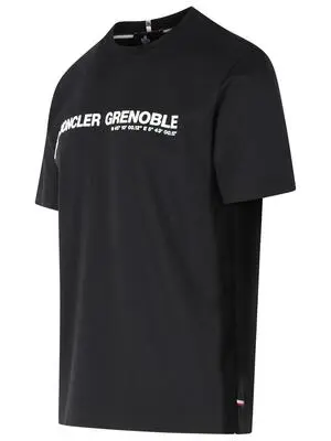 Moncler Stretch Cotton T-shirt - Black