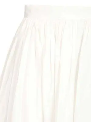 SELF-PORTRAIT Poplin Midi Skirt