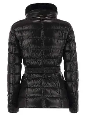 Herno Claudia Ultralight Nylon Down Jacket - Black