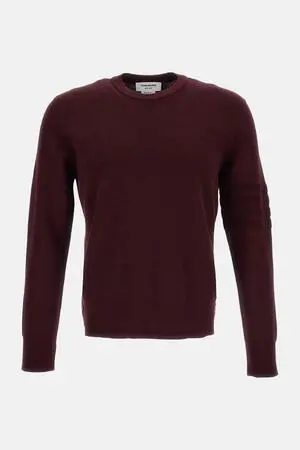 Thom Browne Ottoman Milano Stitch 4-bar Bomber Pullover - Multicolor