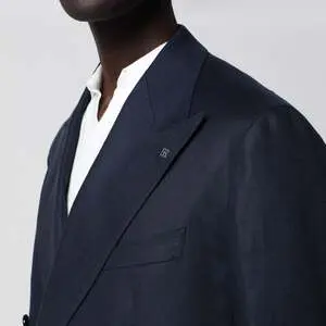Tagliatore Double-breasted Linen Jacket