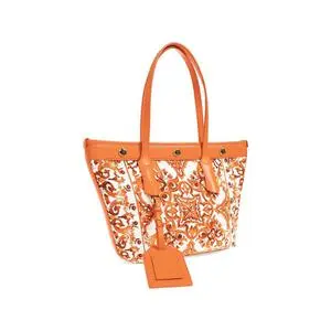 Dolce & Gabbana Majolica Print Tote Bag - White