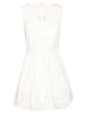 SELF-PORTRAIT Mini Dress - White