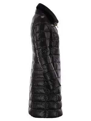Herno Elisa Long Down Jacket In Ultralight Nylon