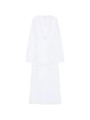 Oseree Long Lace Dress