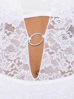 Oseree Long Lace Dress