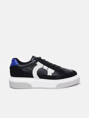 FERRAGAMO Cassina' Leather Blend Sneakers