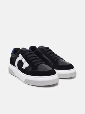 FERRAGAMO Leather Blend Sneakers