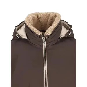 Brunello Cucinelli Padded & Down Jacket - Brown
