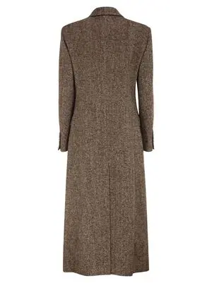 Brunello Cucinelli Double-breasted Wool And Alpaca Herringbone Coat