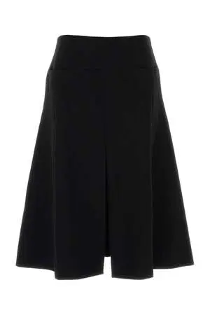 Alaïa Stretch Polyester Blend Skirt - Black