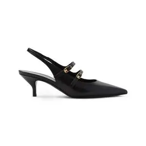 Celine Double Straps Mules - Black