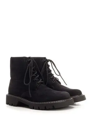 Loewe Sierra Combat Ankle Boot - Black