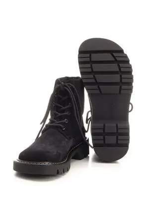 Loewe Sierra Combat Ankle Boot - Black