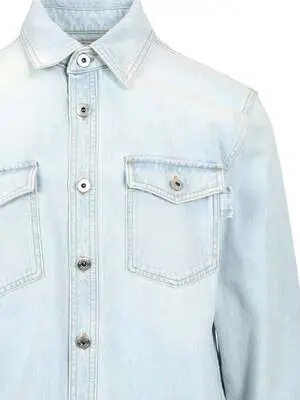 Bottega Veneta Extra Bleach Wash Denim Shirt