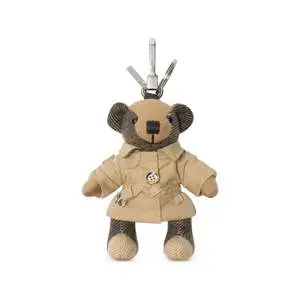 Burberry Neutrals Keyrings & Chains - Cream
