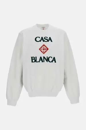 Casablanca Boucle Embroidered Classic Sweatshirt - Multicolor