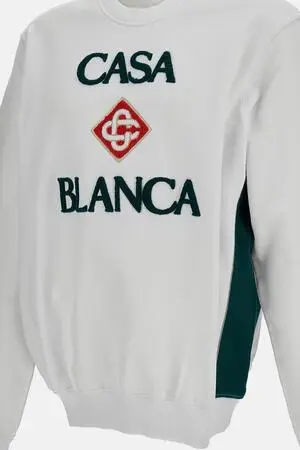 Casablanca Boucle Embroidered Classic Sweatshirt - Multicolor