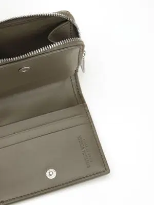 Bottega Veneta Stamp Bi-fold Braided Wallet
