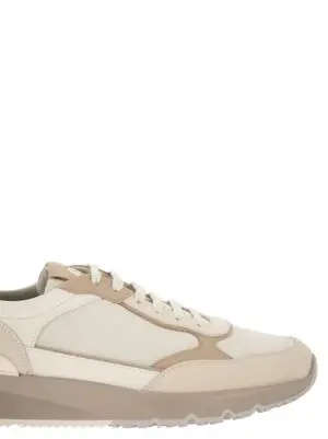 Brunello Cucinelli Multicolour Leather And Suede Runner Sneakers