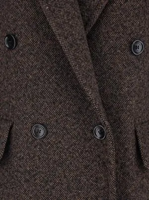 Max Mara Arco Double-breasted Wool And Cashmere Coat - Multicolor
