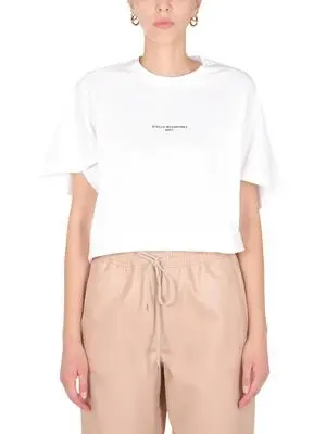 Stella McCartney T-shirt With Logo - White