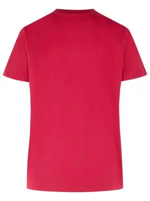 Moncler Cherry Pink Cotton T-shirt