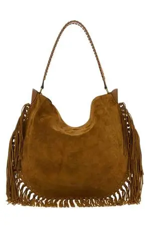 Isabel Marant Étoile Biscuit Suede Oskan Shoulder Bag - Brown